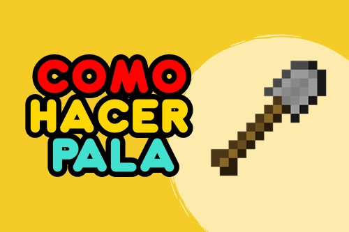 ¿Cómo craftear la ️ pala en Minecraft?