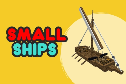 Mod Small Ships Minecraft Navega y Explora
